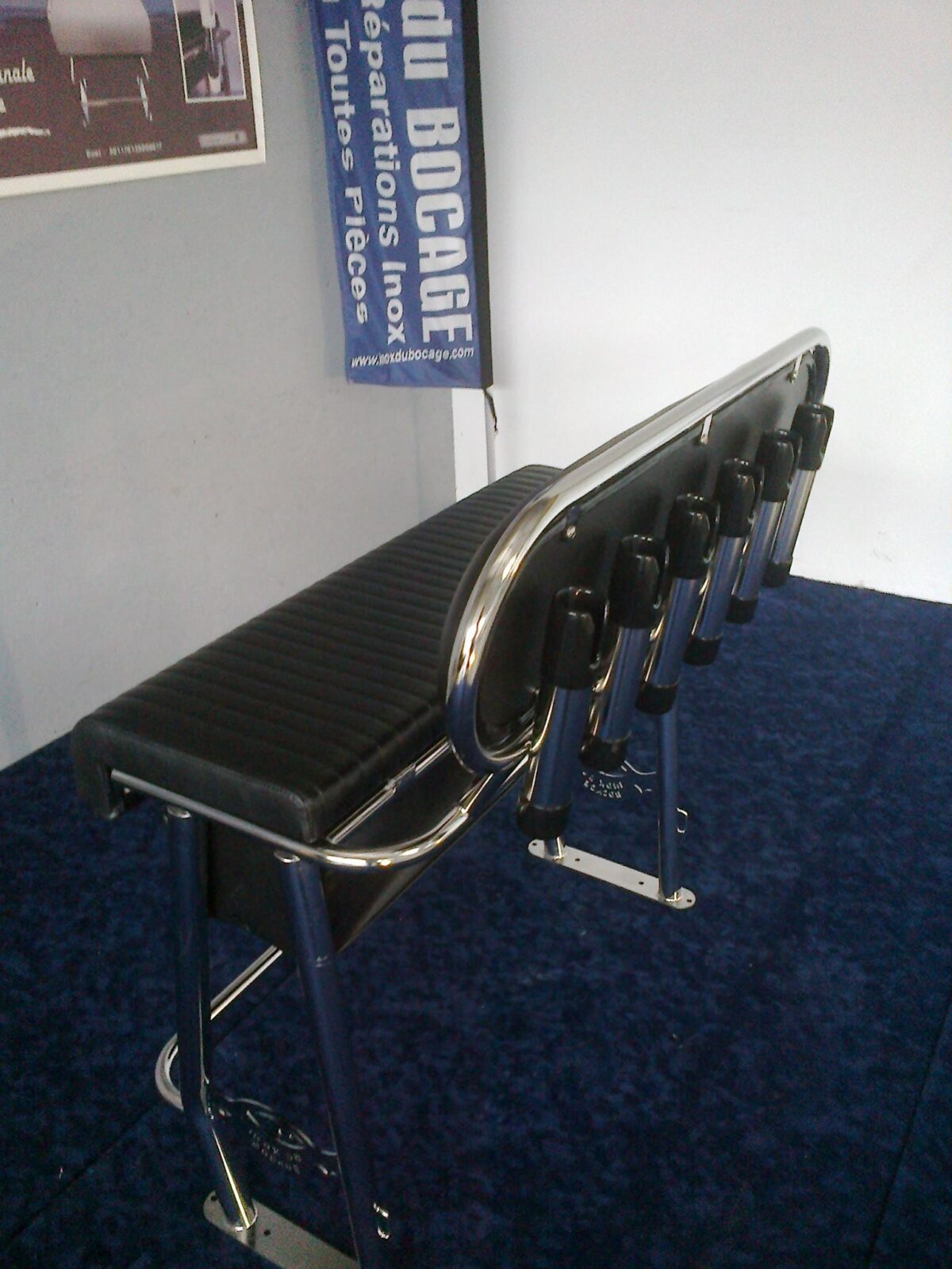 Leaning Post Réf. 005 Electropoli - Inox du Bocage